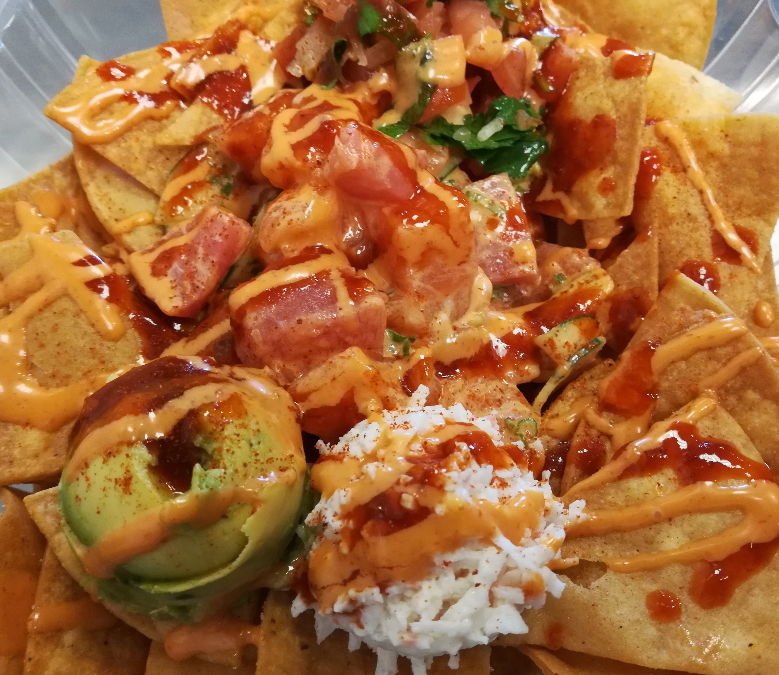Poke Nachos | SPIN POKE & GRILL